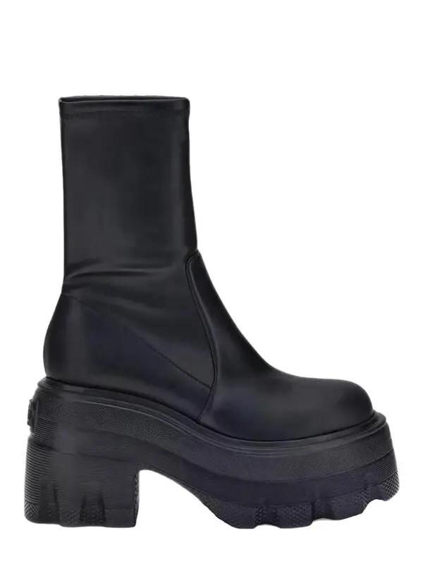 Casadei Maxxxi Platform Ankle Boots - Black