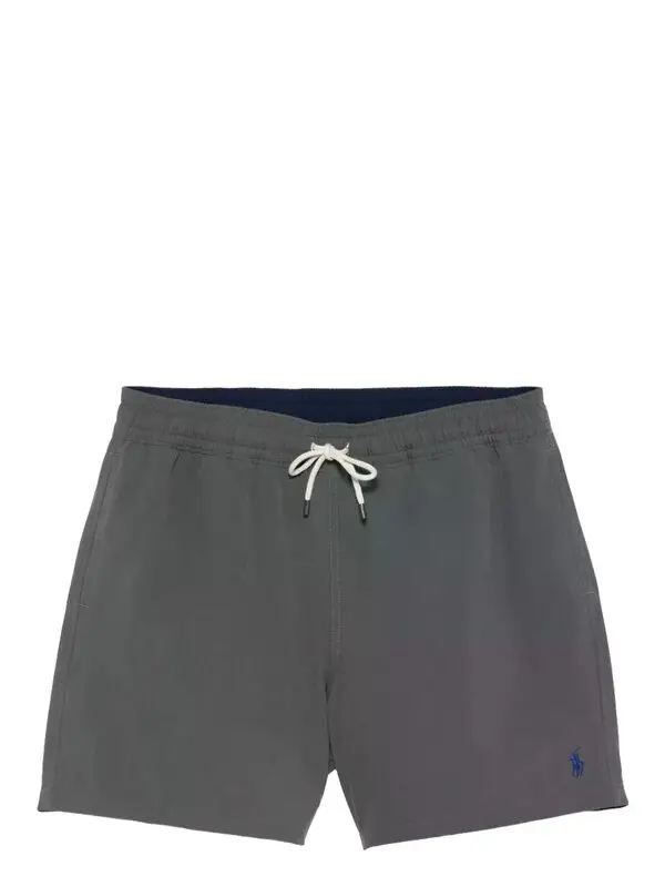 Polo Ralph Lauren Traveler Drawstring-waist Swim Shorts - Grey