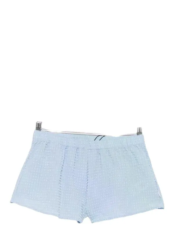 Hunza G Elasticated-waistband Shorts - Blue