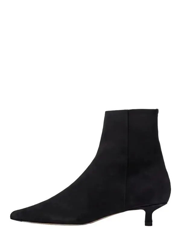 AeydĒ Sofie Pointed-toe Suede Ankle Boots - Black