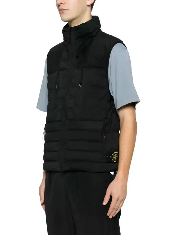 Stone Island Quilted Gilet - Black