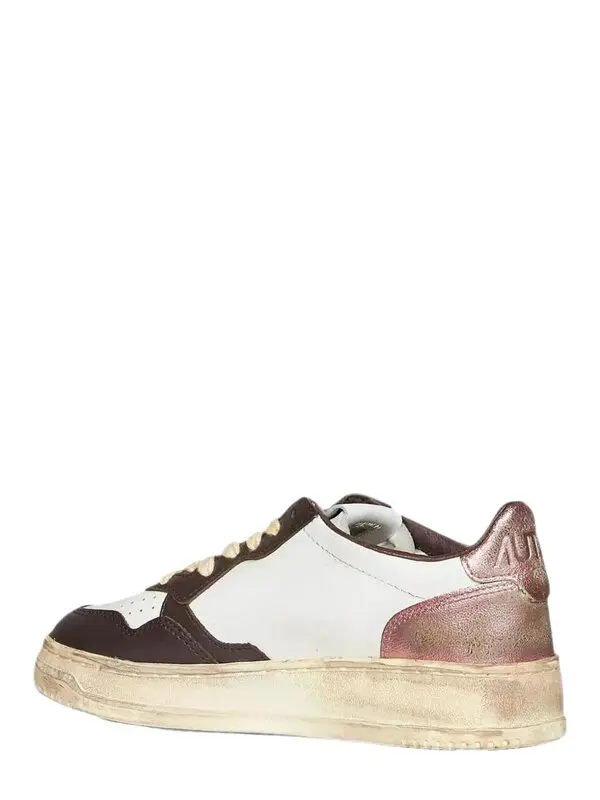 AUTRY Medalist Super Vintage Perforated Sneakers - White