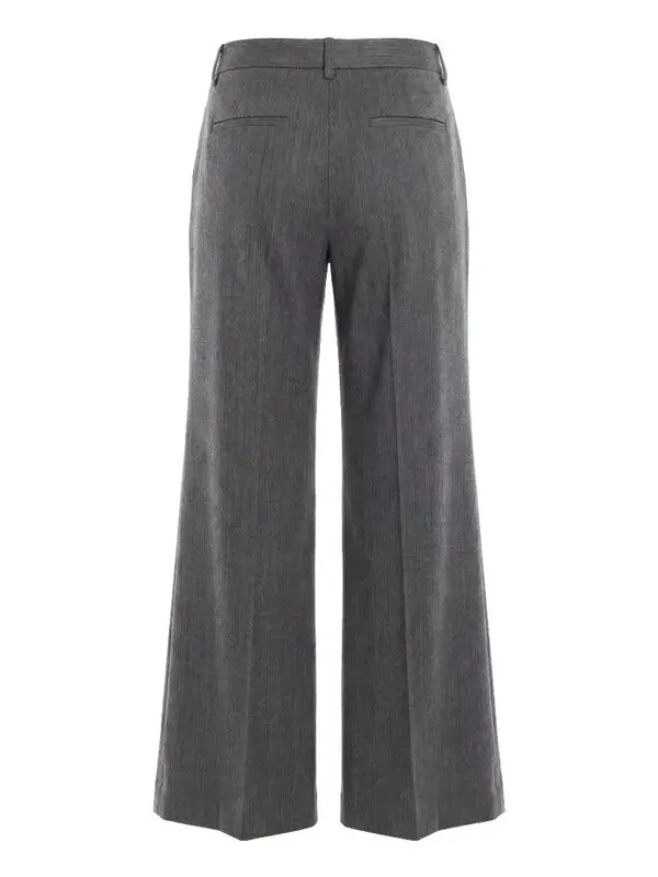 Ermanno Scervino Wide-leg Tailored Trousers - Grey