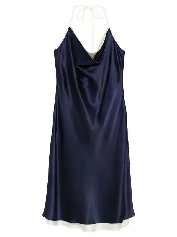 Tove Joss Cowl-neck Midi Dress - Blue