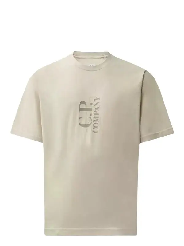 C.P. COMPANY Logo-print T-shirt - Grey
