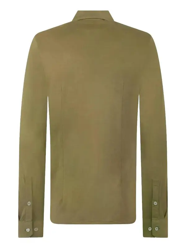 MOORER Siena Long-sleeve Shirt - Green