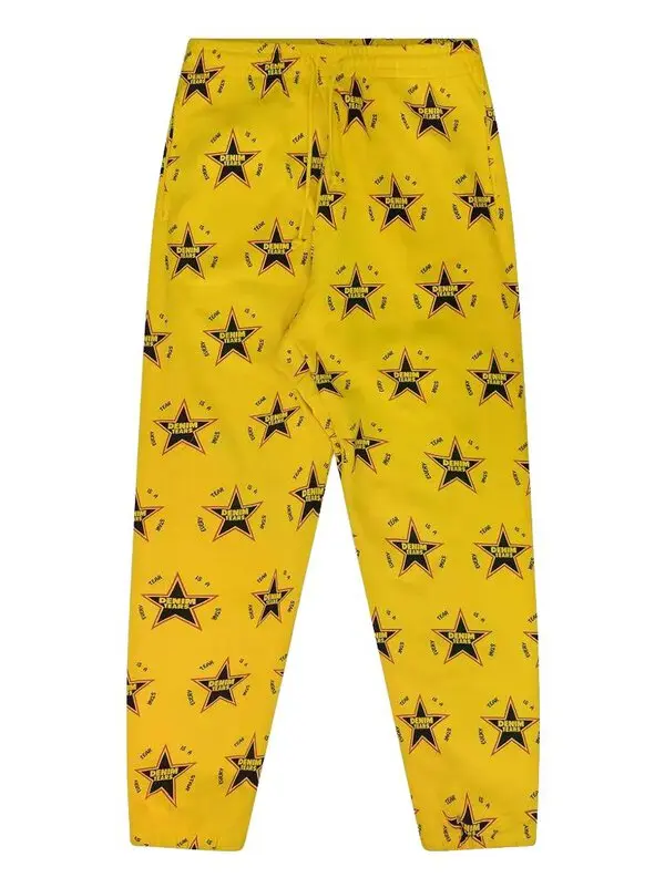 DENIM TEARS Star-print Track Pants - Yellow