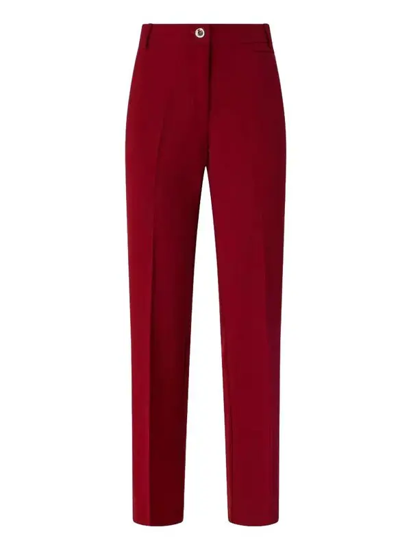 Pinko Pressed-crease Tailored Trousers - Red