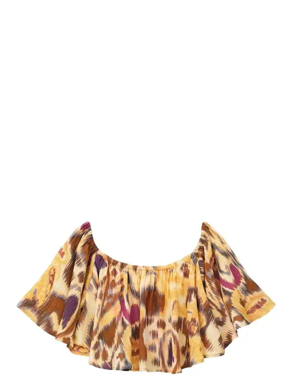 Ba&sh Manthea Blouse - Yellow