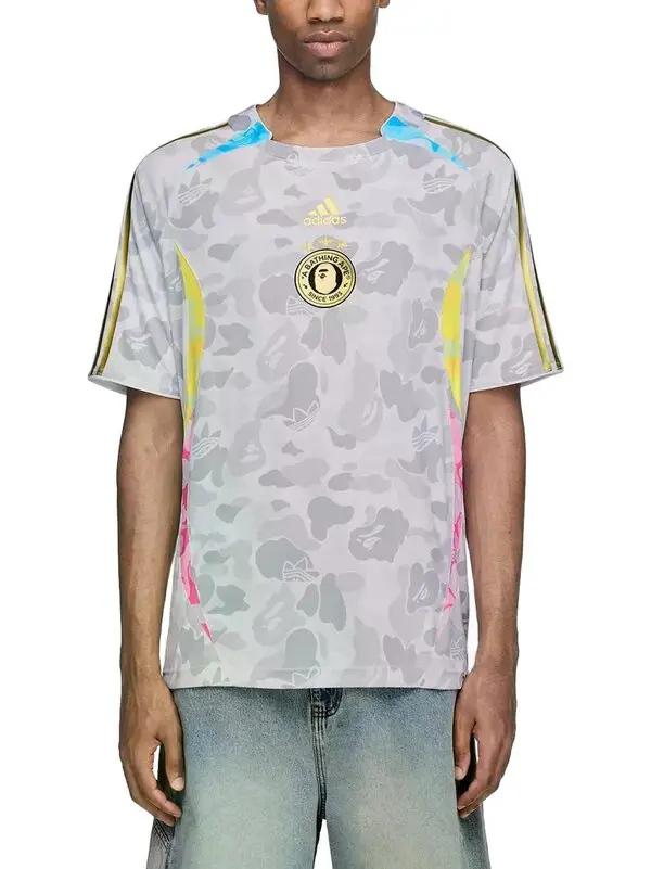 Adidas X A Bathing Ape Teamgeist T-shirt - Grey