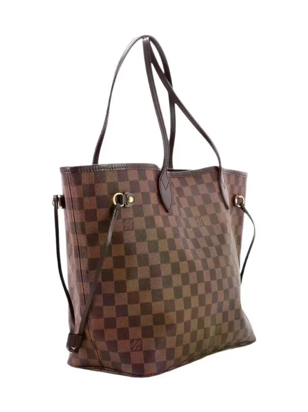 LOUIS VUITTON Neverfull Damier Mm Tote Bag - Brown