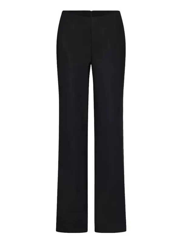 CHATS BY C.DAM Low-rise Flared Trousers - Black