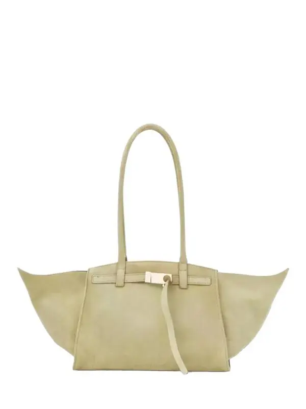 Benedetta Bruzziches Mame Suede Tote Bag - Neutrals