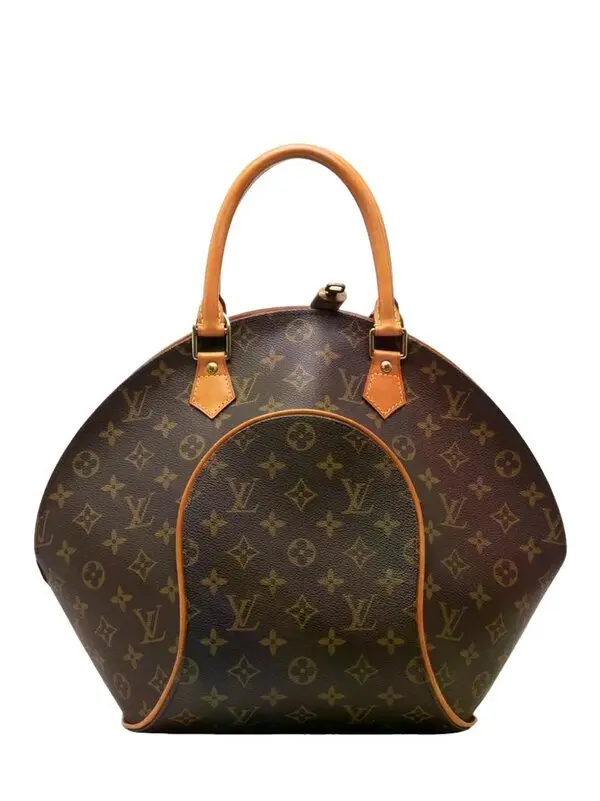 LOUIS VUITTON 2001 Monogram Ellipse Mm Handbag - Brown