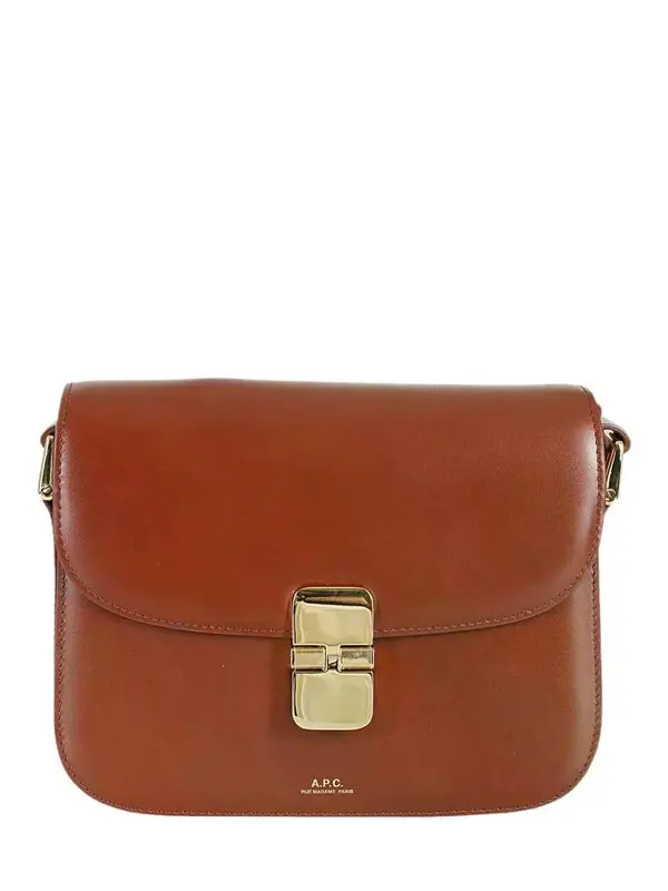 A.p.c. Grace Small Shoulder Bag - Brown
