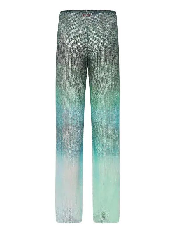 PIN-UP STARS Tie-dye Drawstring Trousers - Grey