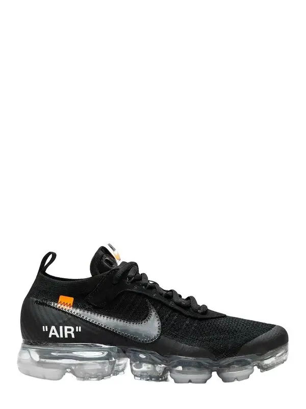 Nike X Off White The 10: Nike Vapormax Flyknit Sneakers - Black