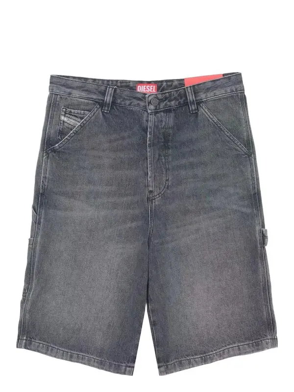 DIESEL® D-livery Denim Shorts - Grey