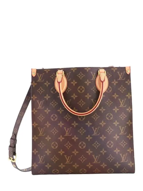 LOUIS VUITTON Sac Plat Nm Bag Monogram Canvas Pm Shoulder Bag - Brown