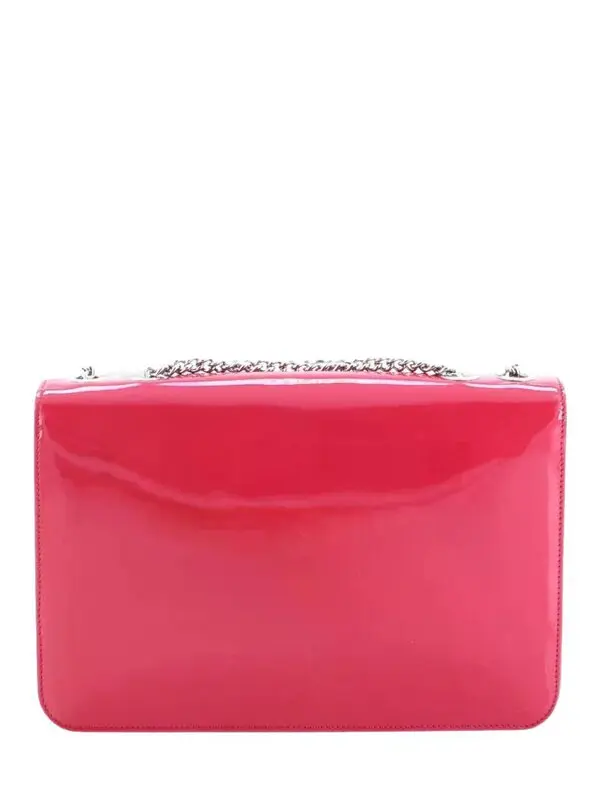 Gucci Interlocking Patent Medium Shoulder Bag - Pink