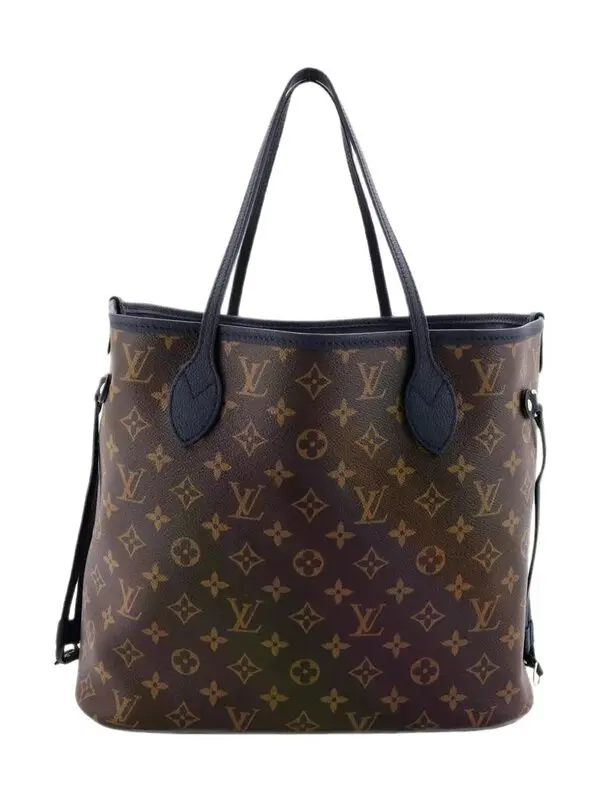 LOUIS VUITTON Neverfull Mm Tote Bag Monogram Canvas - Blue