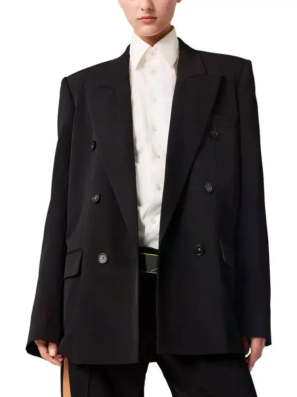 Stella McCartney Double-breasted Blazer - Black