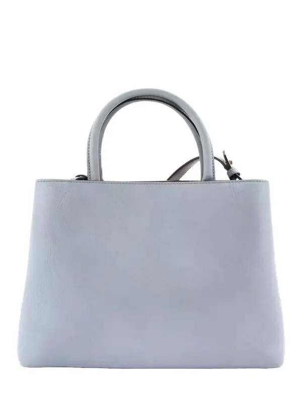 Fendi 2jours Bag Leather Petite Satchel - Blue