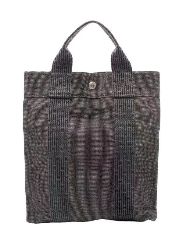 Hermès 1990-2010 Canvas Herline Pm Backpack - Grey