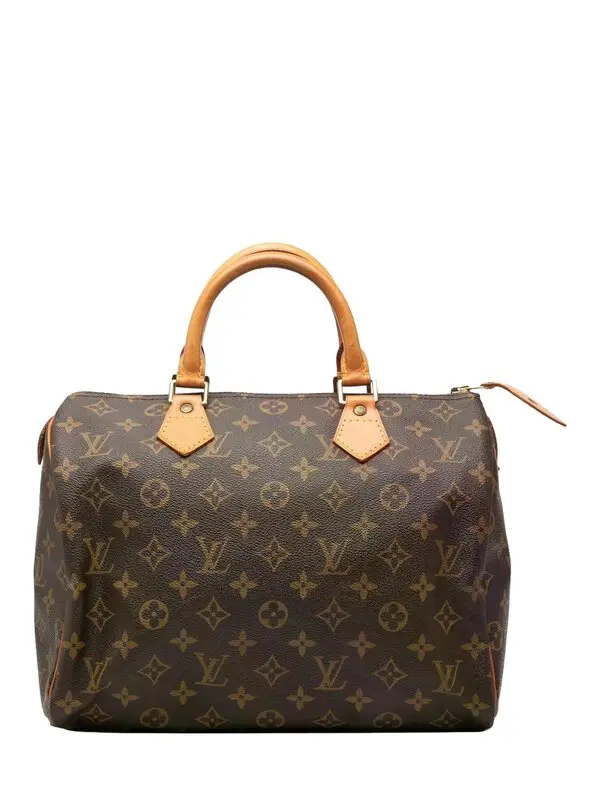 LOUIS VUITTON 1997 Monogram Speedy 30 Boston Bag - Brown