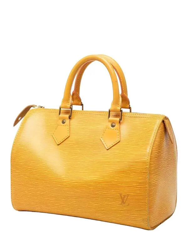 LOUIS VUITTON 1995 Epi Speedy 30 Boston Bag - Yellow