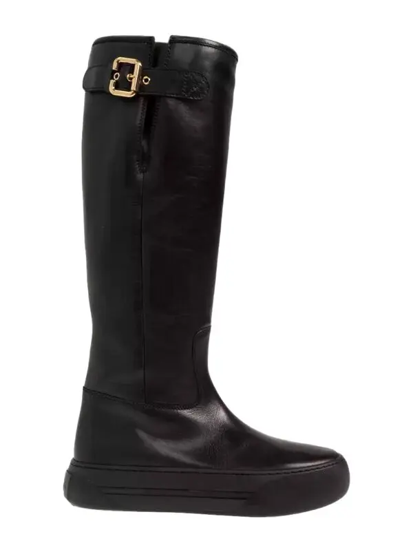 Chloé Delia Buckle-strap Boots - Black