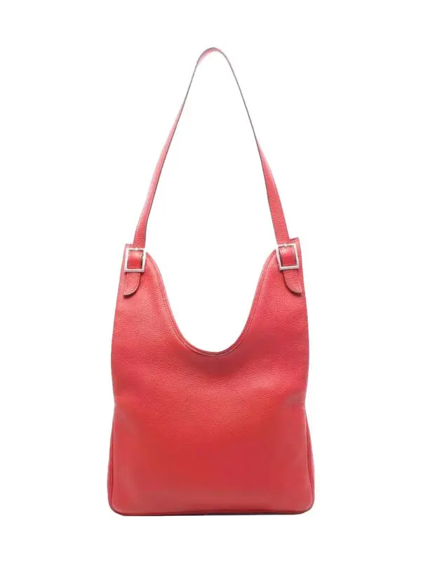 Hermès 2004 Clemence Massai Gm Satchel - Red