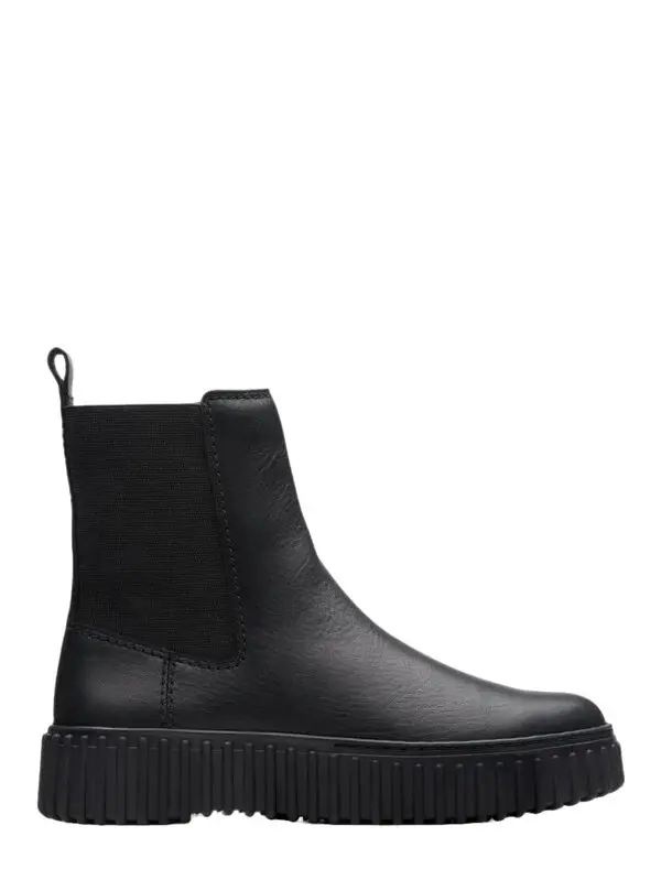 Clarks Torhill Maple Leather Chelsea Boots - Black