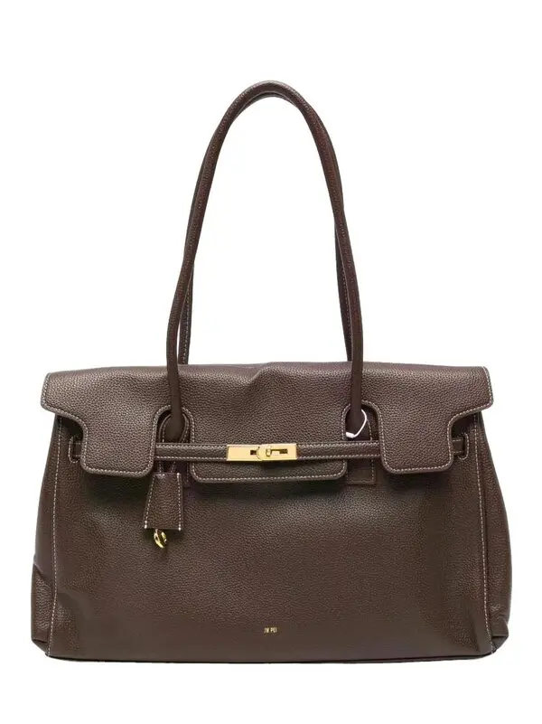 Jw Pei Large Yara Twist-lock-fastening Shoulder Bag - Brown