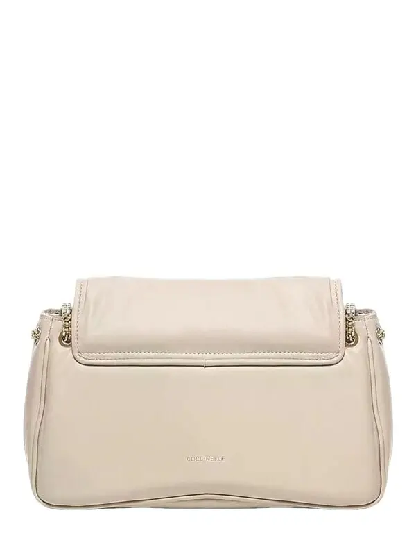 COCCINELLE Logo-plaque Shoulder Bag - Neutrals