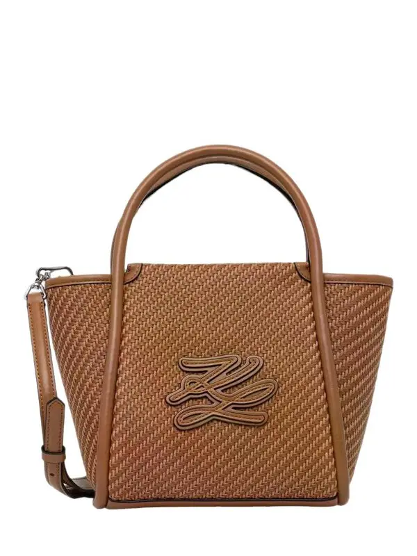 Karl Lagerfeld K/autograph Logo-patch Tote Bag - Brown