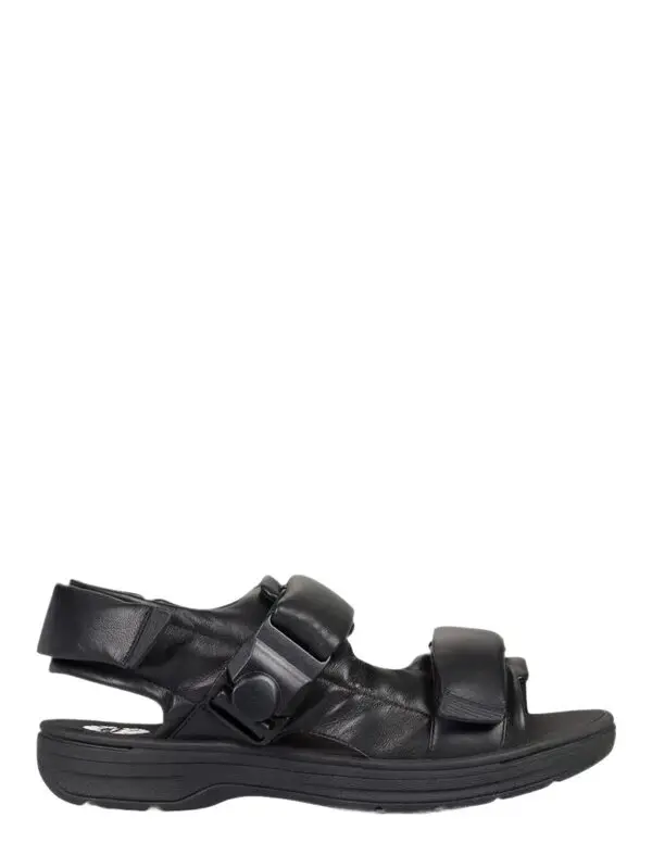 Clarks Martine Rose Leather Sandals - Black