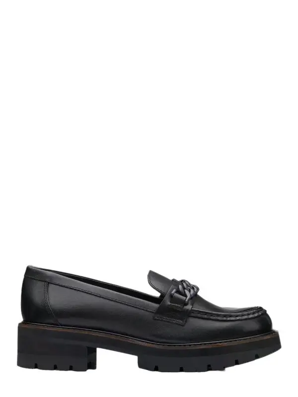 Clarks Orianna Edge Chain-link Loafers - Black