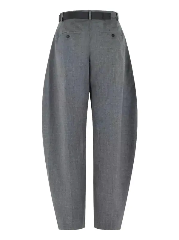 Sacai Straight-leg Tailored Trousers - Grey