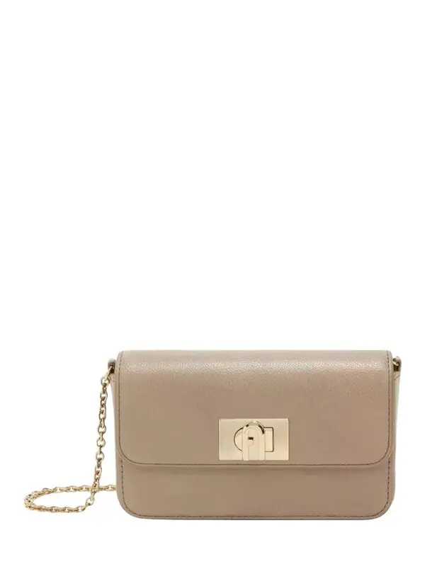 Furla 1927 Logo-plaque Shoulder Bag - Brown