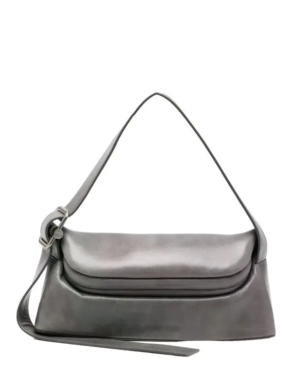 OSOI Folder Brot Leather Tote Bag - Grey