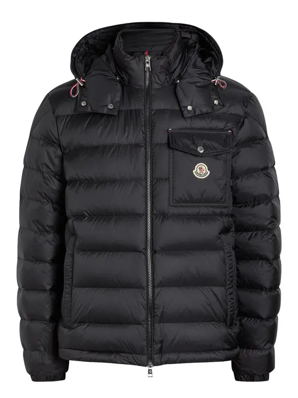 Moncler Verith Hooded Padded Nylon Jacket - Black
