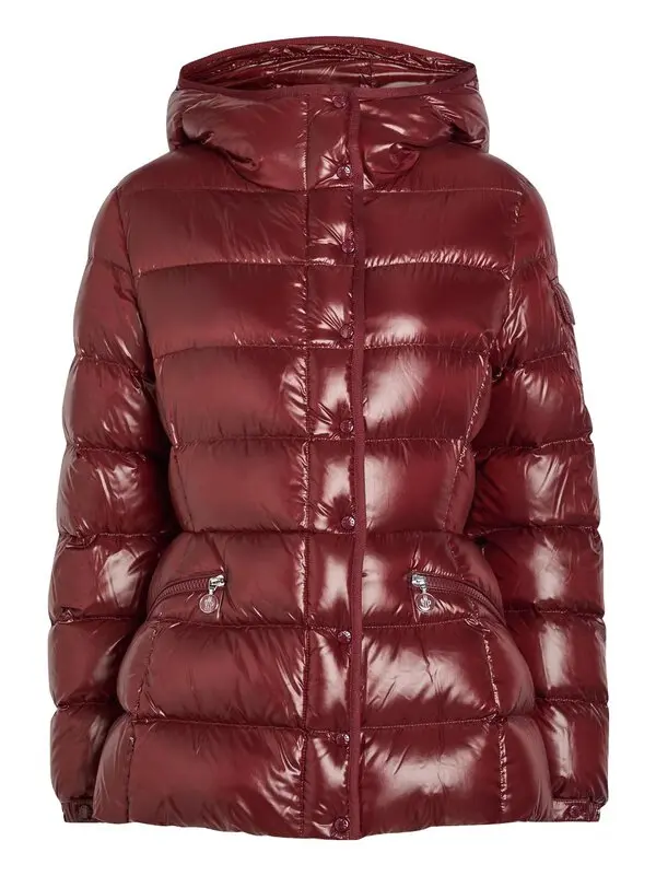 Moncler Barante Hooded Padded Nylon Jacket - Red