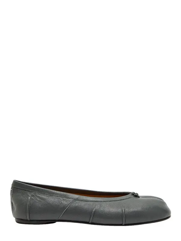 MAISON MARGIELA Tabi Leather Ballet Flats - Grey