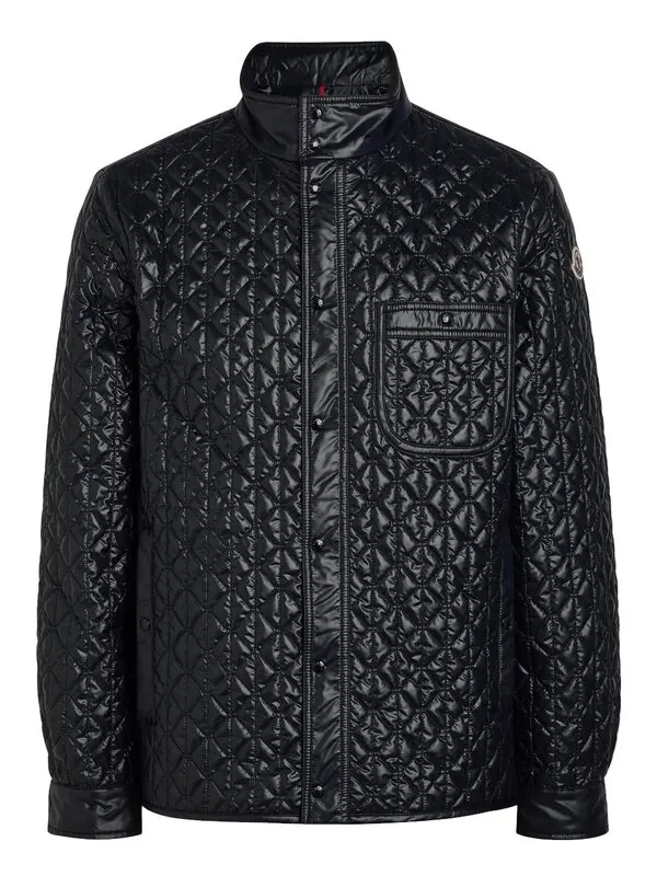 Moncler Cleorine Quilted Shell Jacket - Navy