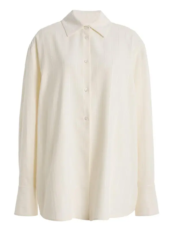 KALLMEYER Mollie Twill Top - Ivory