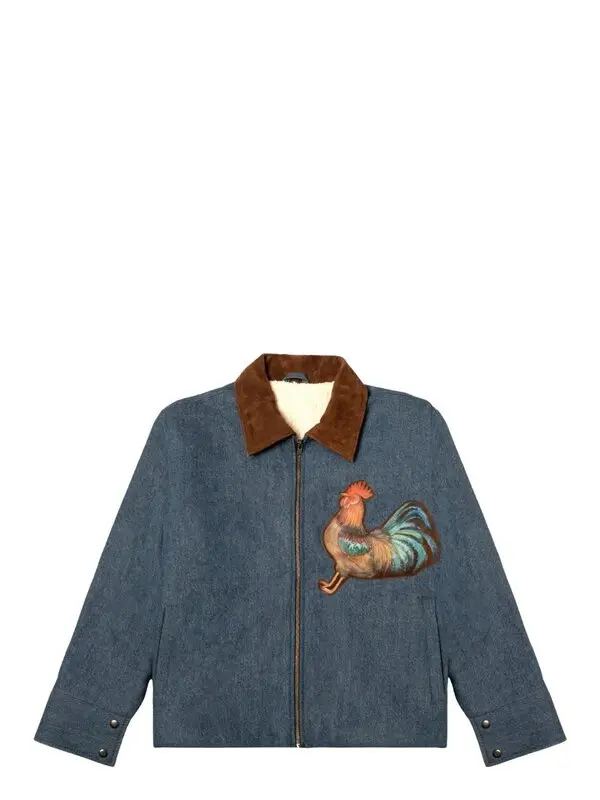 COLLECTED XX Rooster Denim Work Jacket - Blue