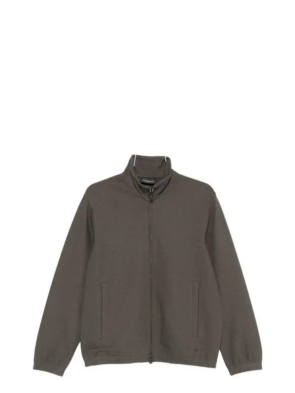 Emporio Armani Zipped Sweatshirt - Grey