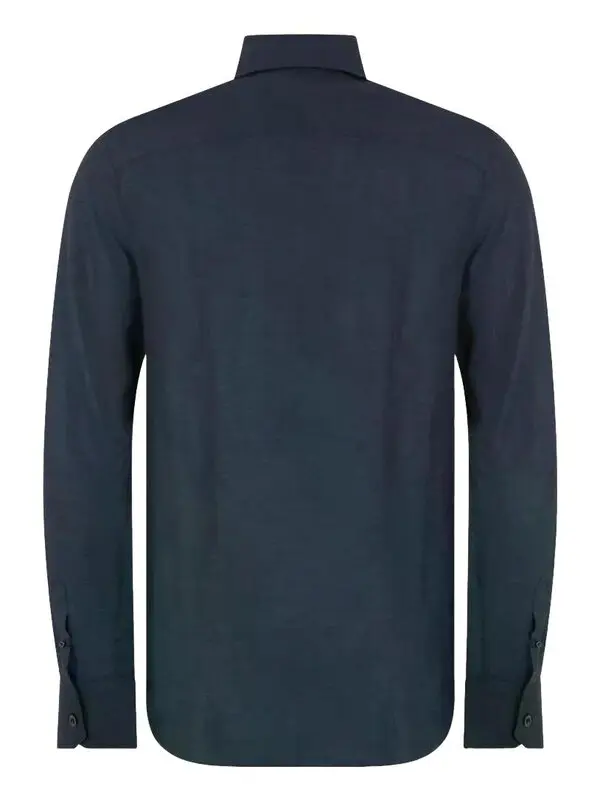 MOORER Long-sleeve Shirt - Blue