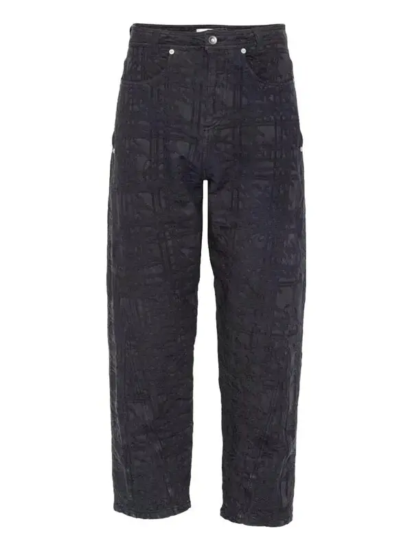 Henrik Vibskov Amphi Jacquard Trousers - Black